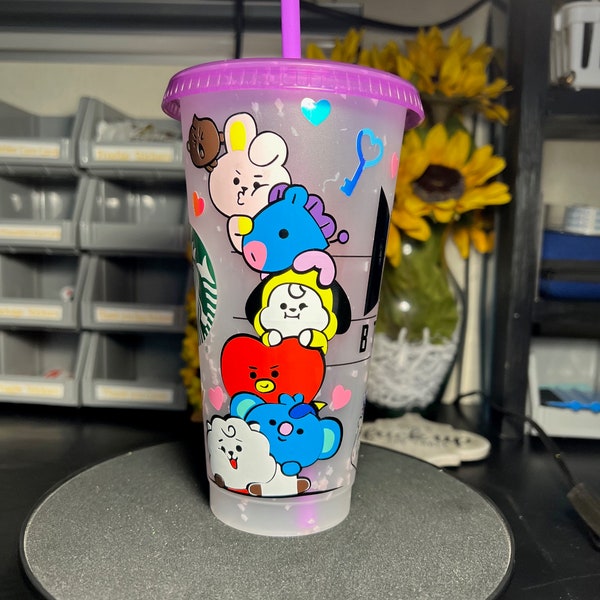 Bts Tumbler Cup - Etsy