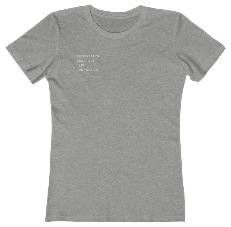 Spiritual Mantra Women T-shirt Praying Tee Compassion Love Shirt ...