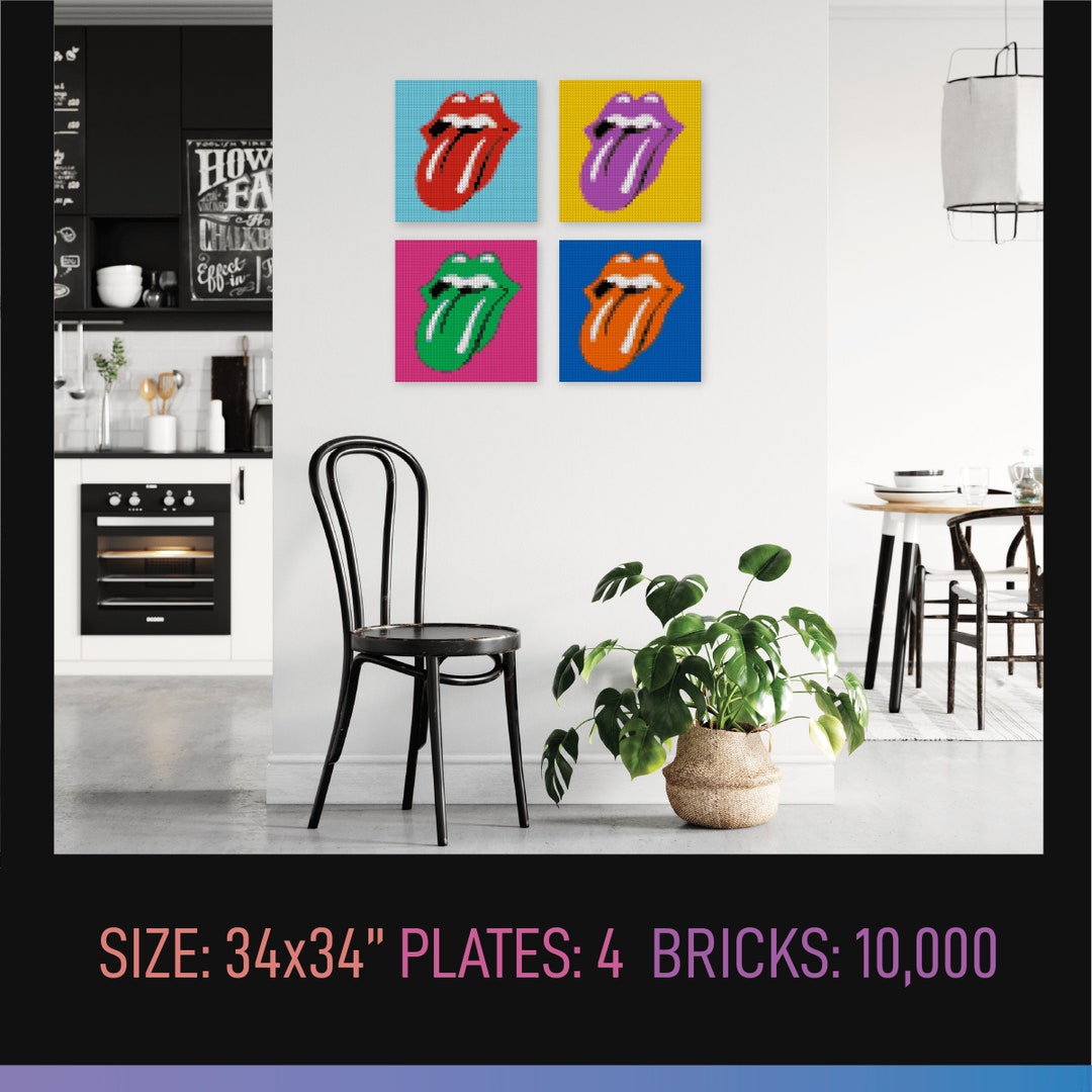 Custom Brick Mosaic 16x16 Inch. Ask for a Free Preview. - Etsy
