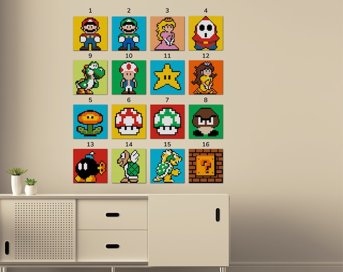 DIY BRICK KIT Super Mario Bros for Kids Andadults - Etsy