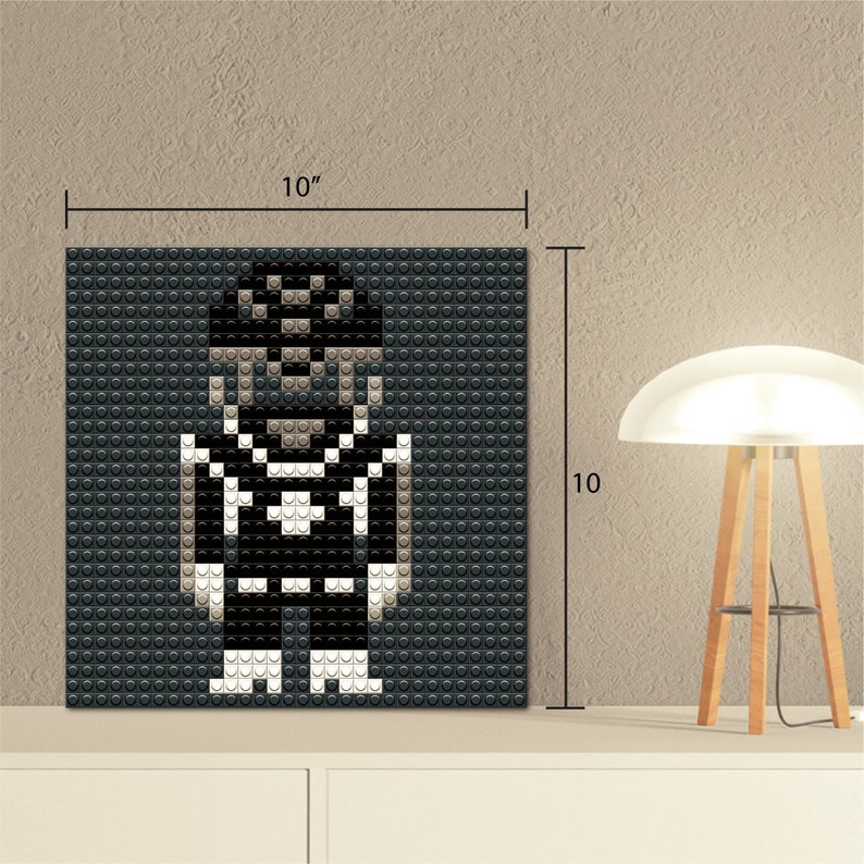 Mosaic 1 Plate 10x10 Power Rangers in Bricks. - Etsy
