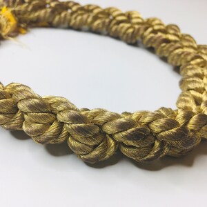 Victorian Antique Metallic Bullion Gold Braid Woven Rope. PRICE for ...