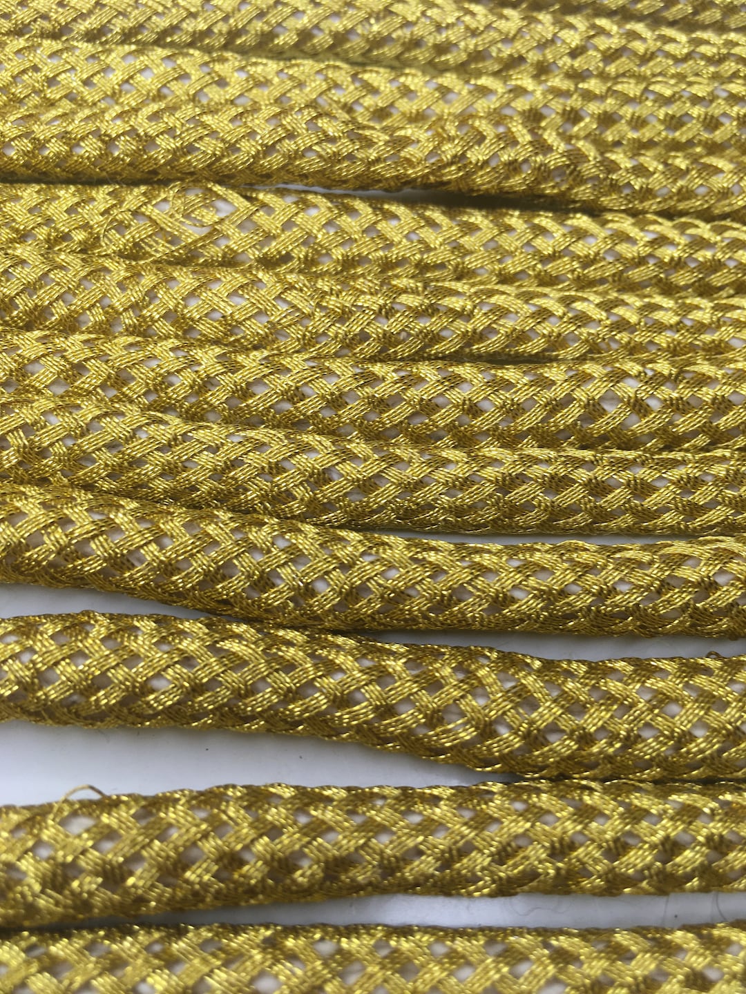Metallic Gold Bullion Woven Braid Trim. PRICE per Piece - Etsy