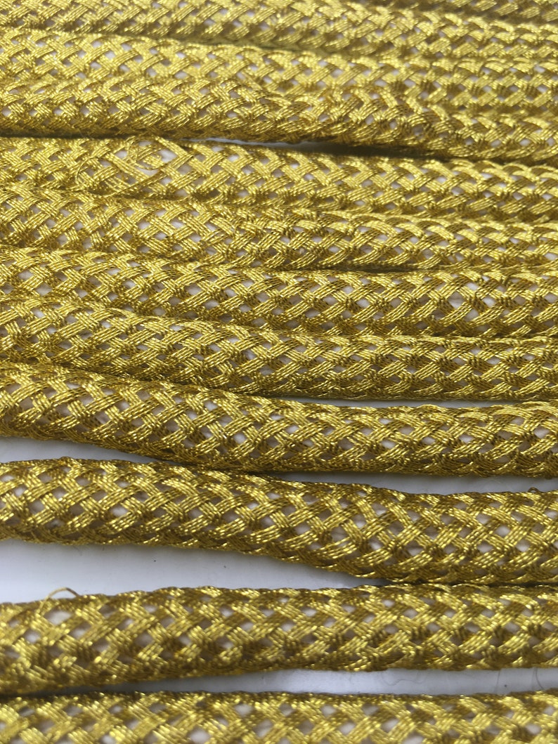 Metallic Gold Bullion Woven Braid Trim. PRICE per Piece - Etsy