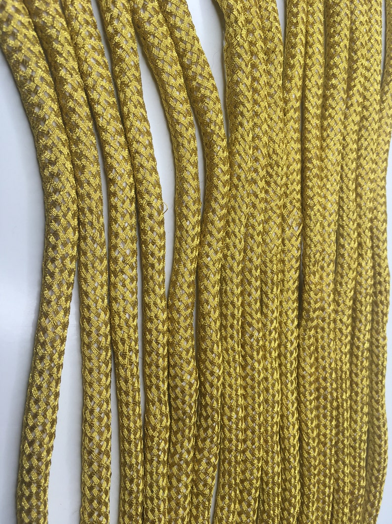 Metallic Gold Bullion Woven Braid Trim. PRICE per Piece - Etsy