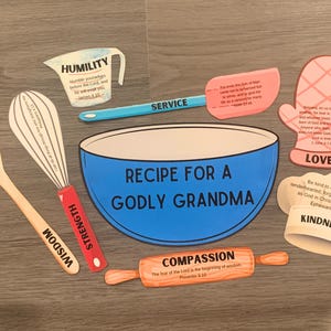 Christian Grandparent's Day Craft, Sunday School Printable Grandparents ...