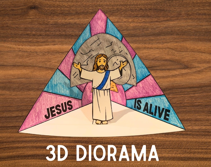 Bible Easter Diorama, Sunday School Christ-centered Craft for Kids ...