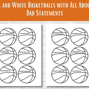 Printable Coloring Father's Day Craft, Slam Dunk Fathers Day Craft for ...