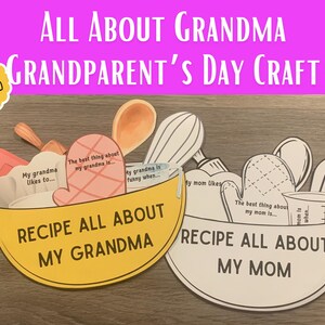 Grandparents Day Craft, Printable Coloring Preschool Grandparents Day ...