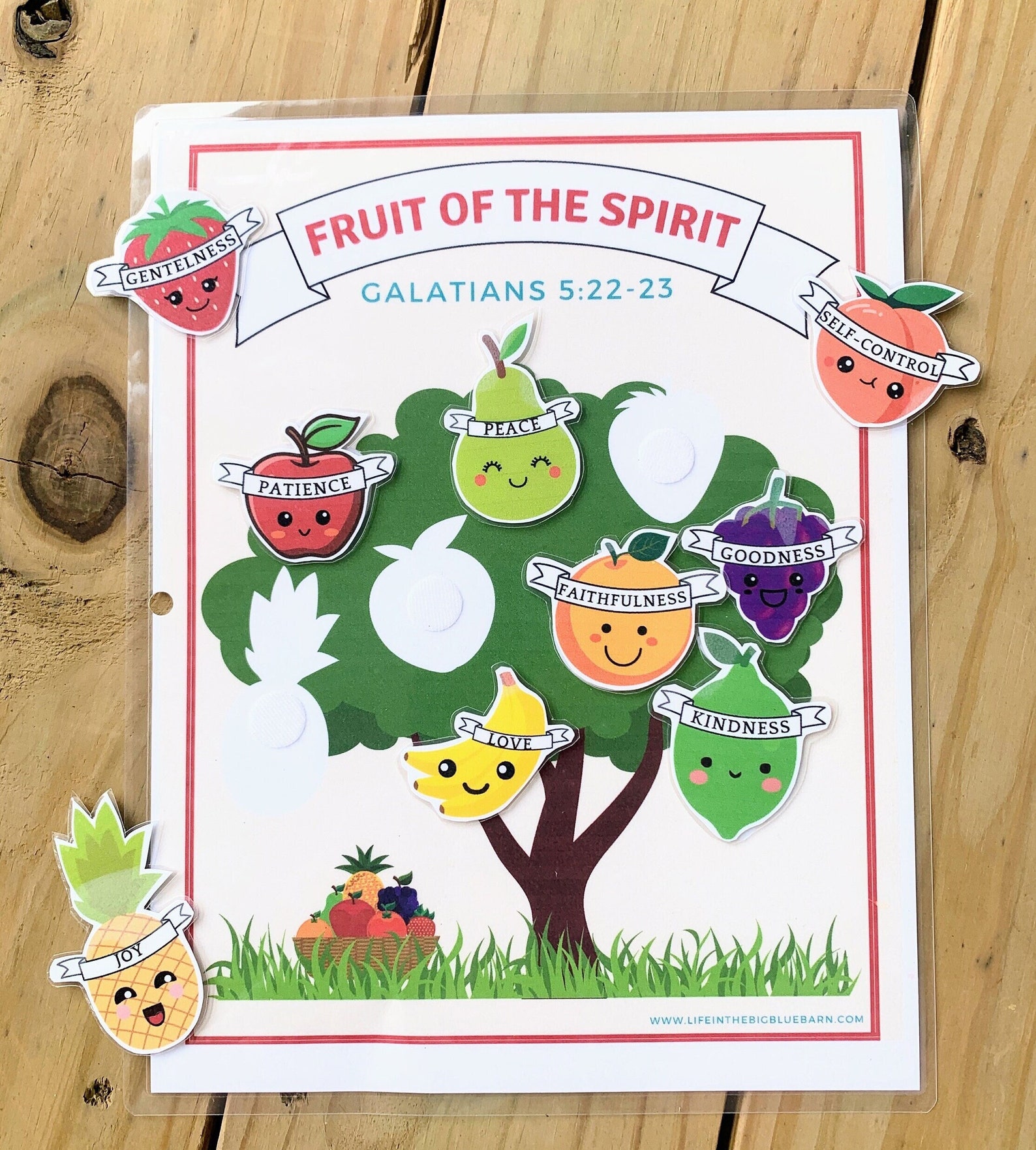 Fruit of the Spirit Printable, Galatians Bible Games for Kids, Sunday ...