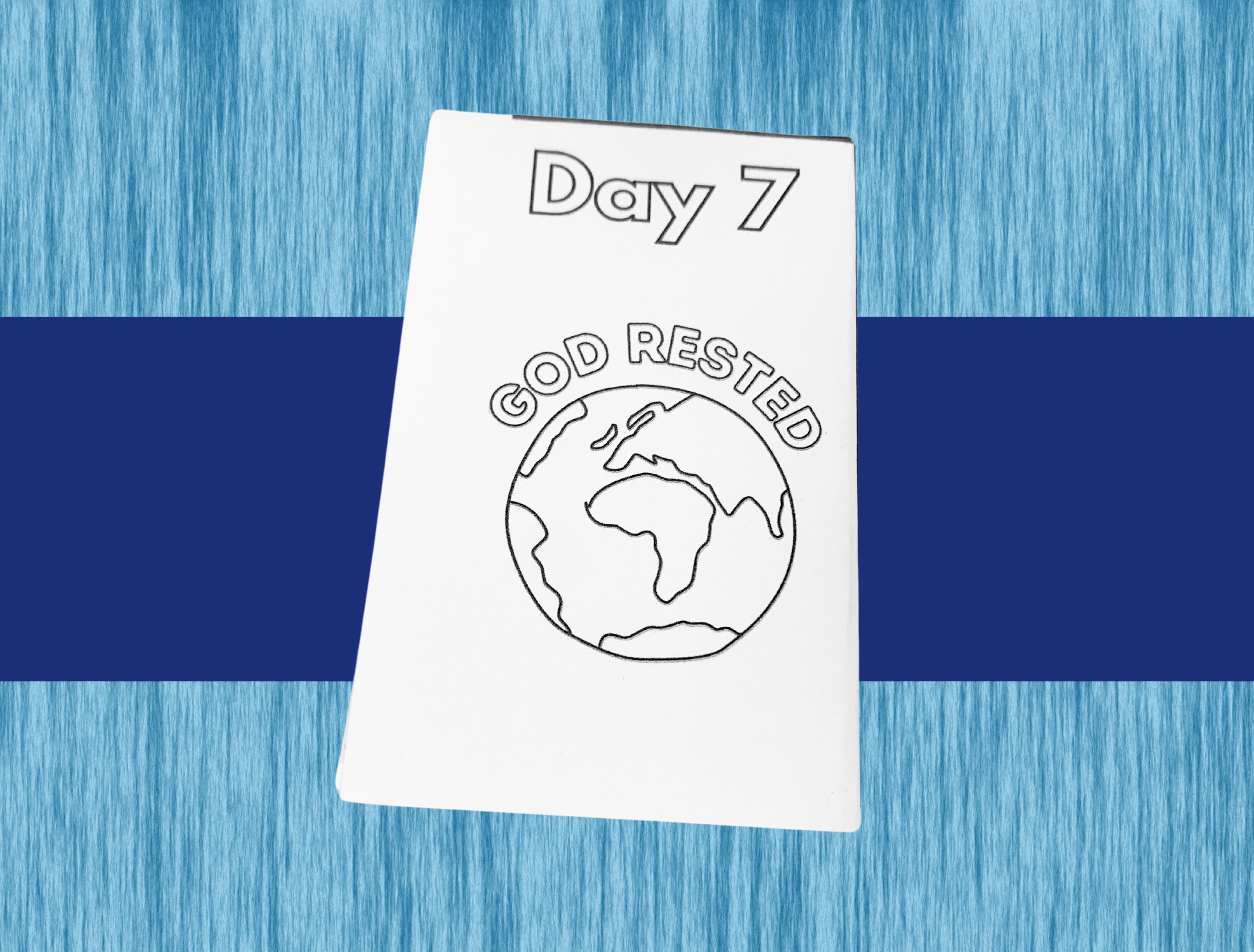 7 Days of Creation Mini Book Bible Craft Sunday School Lesson for Kids ...