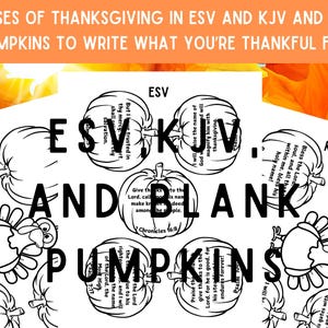 Thanksgiving Bible Craft BUNDLE, Fall Sunday School Activity, Christian ...