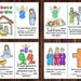 Christmas Nativity Story Birth of Jesus Coloring Book Craft, Advent ...