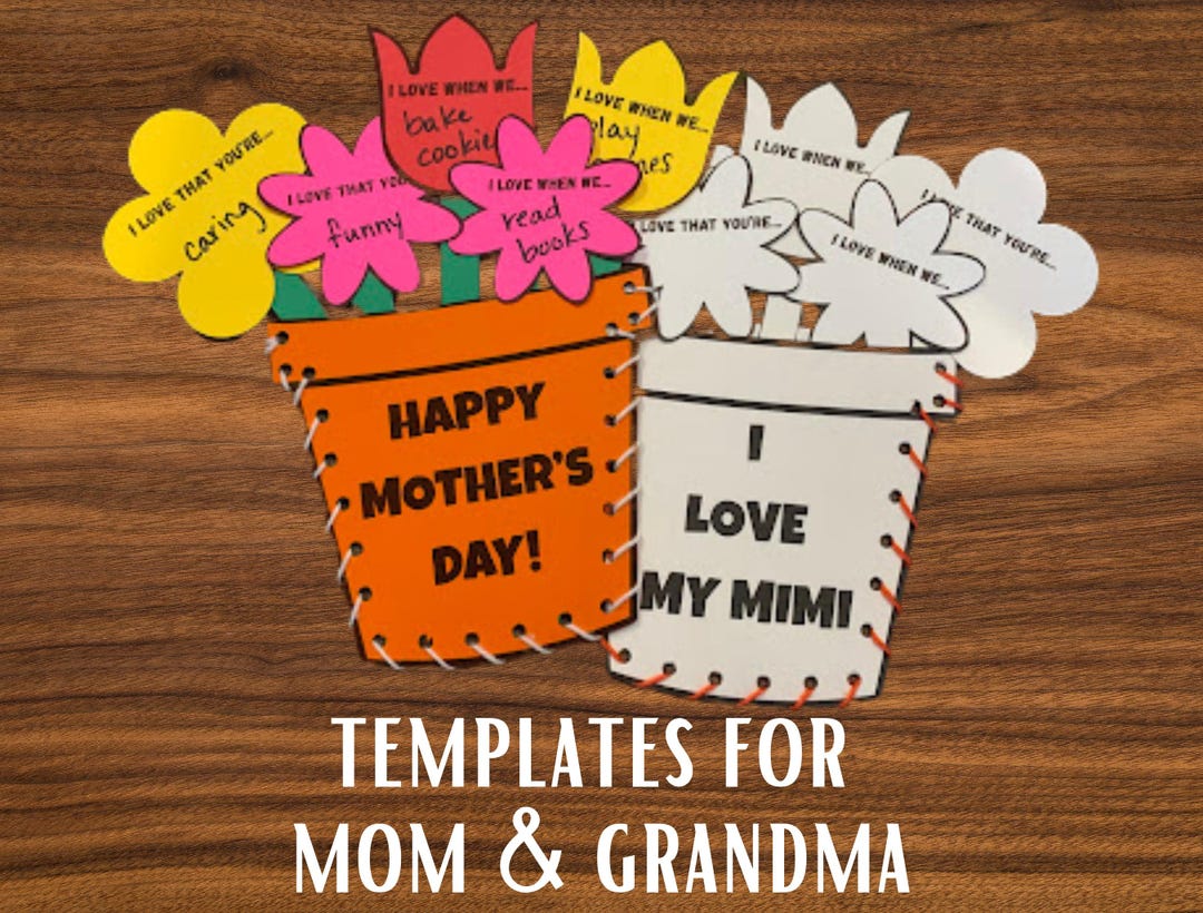 Mother's Day Flower Craft for Kids, Preschool Mother's Day Craft, I ...