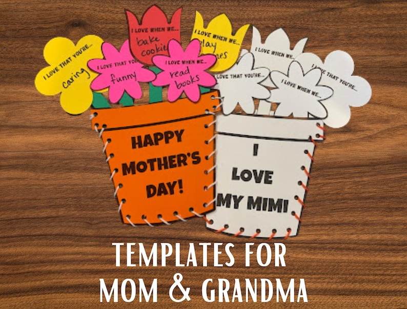 Mother's Day Flower Craft for Kids, Preschool Mother's Day Craft, I ...