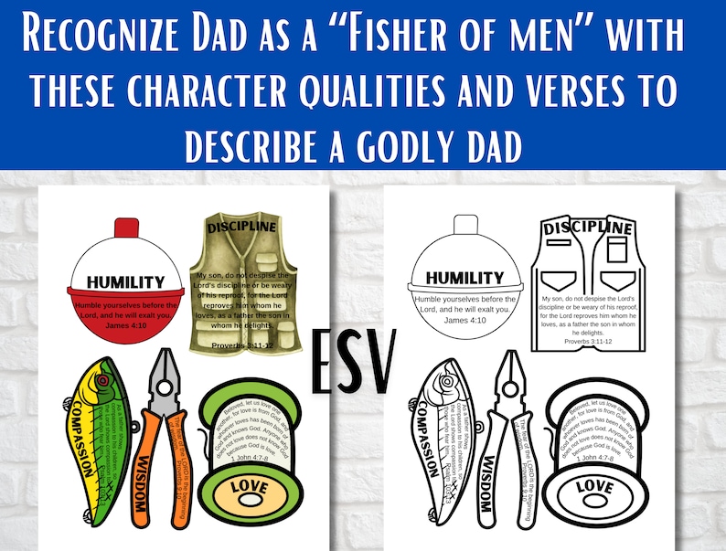 Father's Day Bible Craft, Father’s Day Sunday School Printable Craft ...