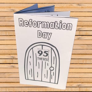 Reformation Day Craft, Martin Luther Church History, 95 Theses ...