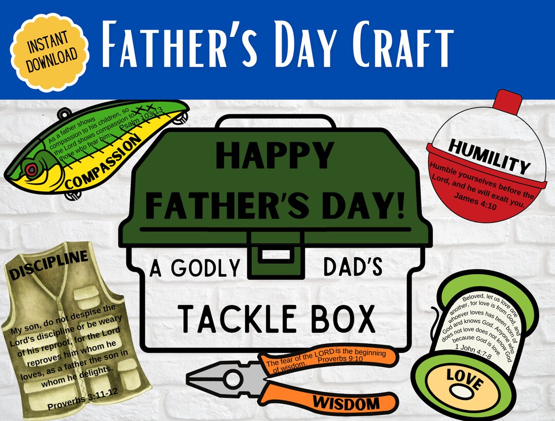 Christian Father's Day Craft, Preschool Father's Day Fish Craft ...