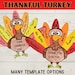 Christian Thanksgiving Printable, Give Thanks to God Turkey Craft ...