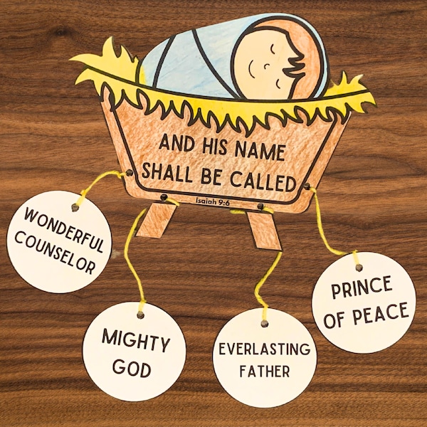 Names of Jesus Ornaments - Etsy