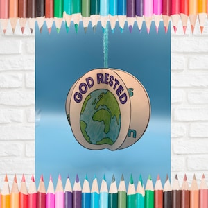 7 Days of Creation 3D Ball Craft | in the Beginning Creation Craft ...