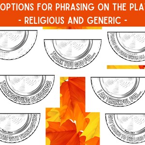 Thanksgiving Craft for Kids, I Am Thankful for Sunday School Craft ...