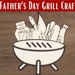 Father's Day Craft for Kids, All About My Dad Grill Craft, Printable ...