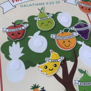 Fruit of the Spirit Craft, Christian Preschool Activities, Fruit ...
