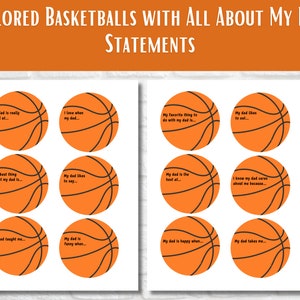 Printable Coloring Father's Day Craft, Slam Dunk Fathers Day Craft for ...