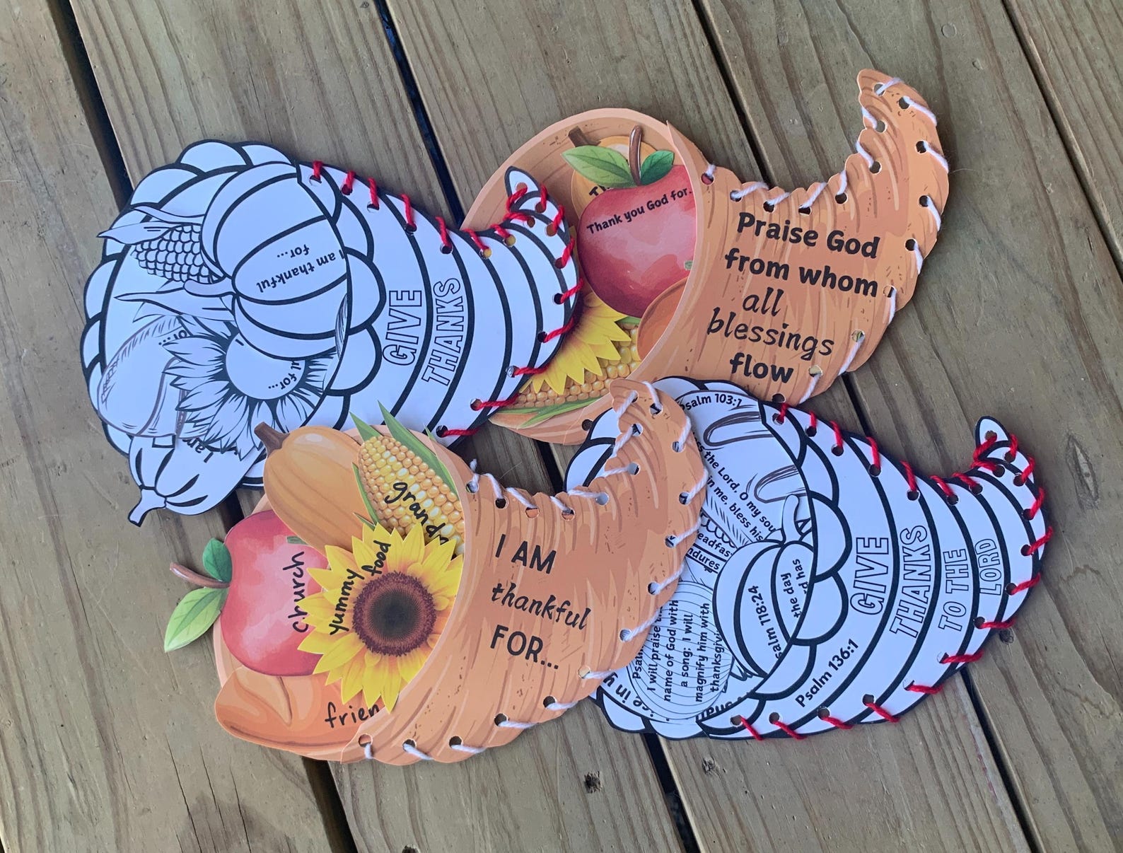 Thanksgiving Bible Craft, I Am Thankful for Sunday School Craft ...