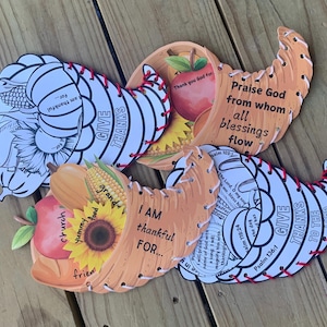 Thanksgiving Bible Craft, I Am Thankful for Sunday School Craft ...