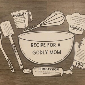 Christian Mother's Day Craft, Sunday School Printable Mothers Day ...