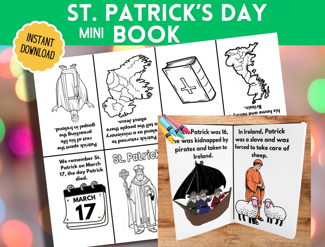St. Patrick's Day Bible Craft Activity, Christian Kids Sunday School ...