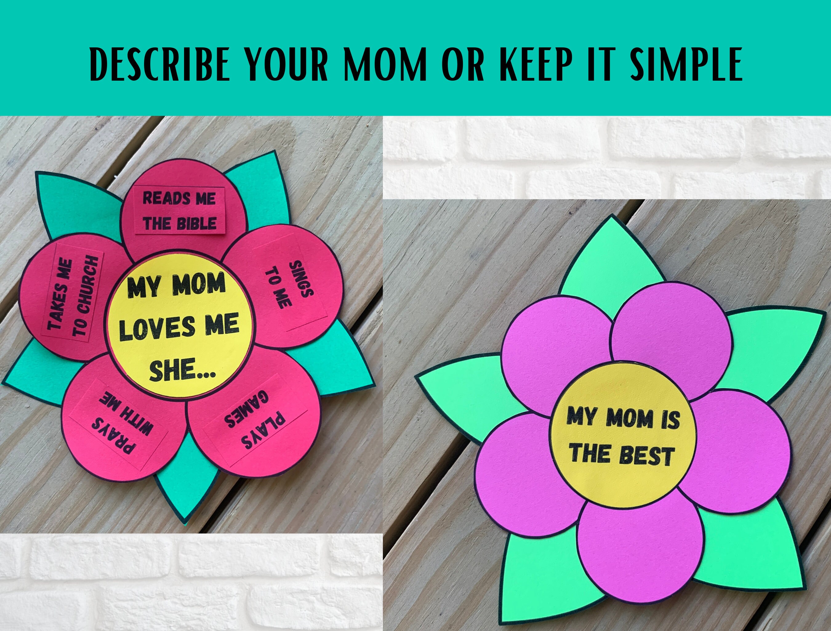 Mother's Day Craft From Kids, Mother's Day Bible Craft for Kids ...