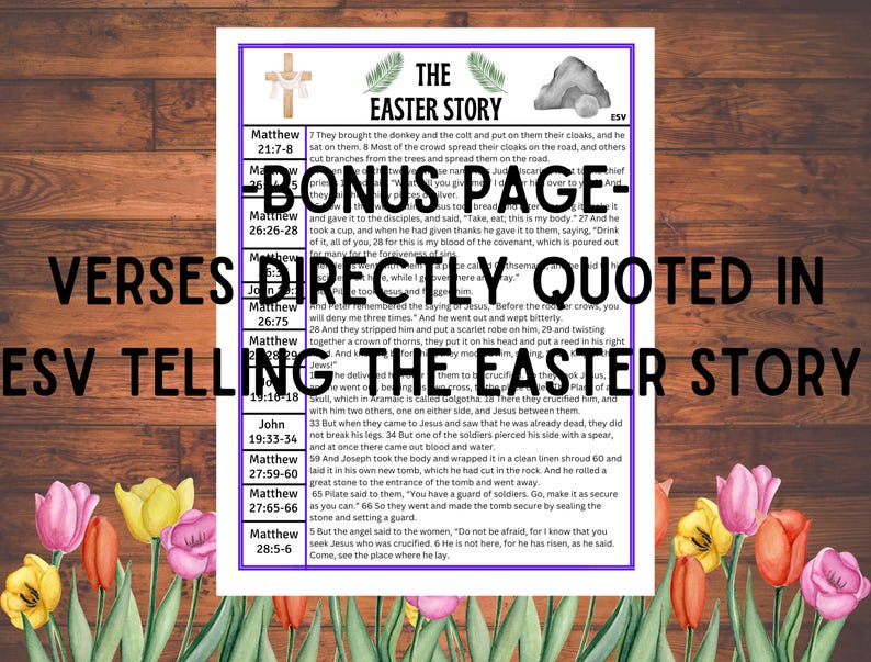Easter Story Paper Chain, Sunday School Craft, Easter Countdown, Holy ...