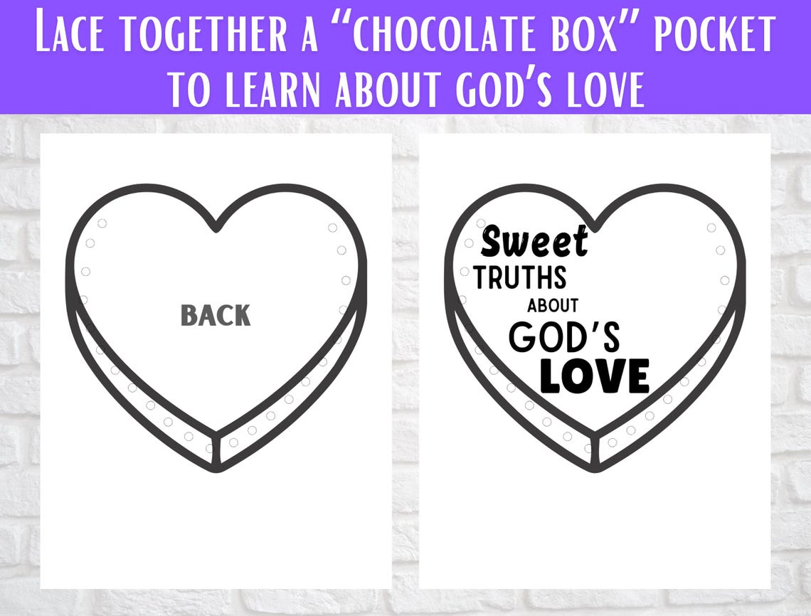 Valentine’s Day Bible Craft BUNDLE, Sunday School Love Craft, Scripture ...