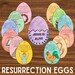 Resurrection Eggs, Easter Bible Games, Resurrection Eggs Printable ...