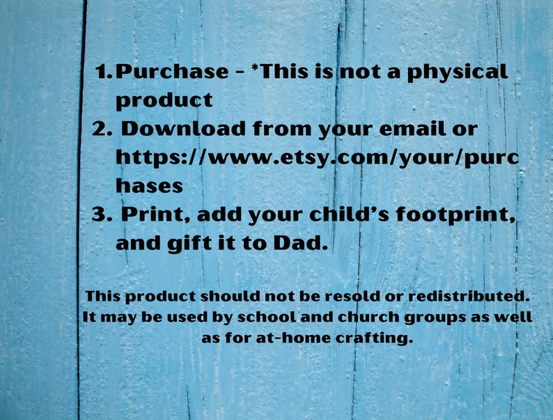 Christian Father's Day Printable Footprint Craft, Father's Day Hammer ...