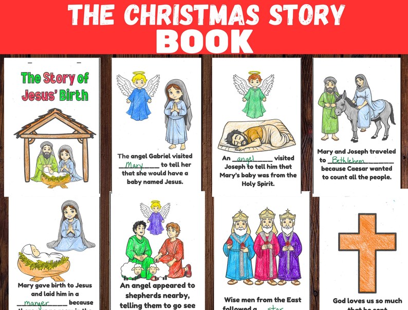 Christmas Craft BUNDLE, Christmas Sunday School Crafts, Christmas Story ...