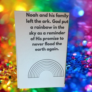 Noah's Ark Mini Book Craft, Sunday School Lesson for Kids, Printable ...