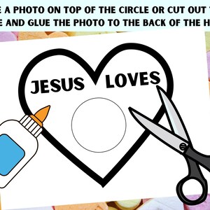 Valentine’s Day Bible Craft, Christian Preschool Sunday School Craft ...