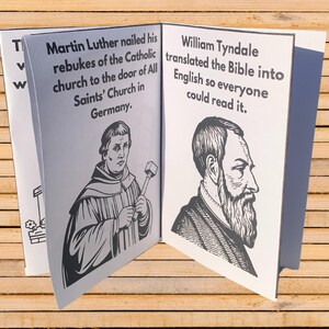 Reformation Day Mini Coloring Book Craft, Martin Luther Church History ...