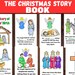 Christmas Nativity Story Birth of Jesus Coloring Book Craft, Advent ...