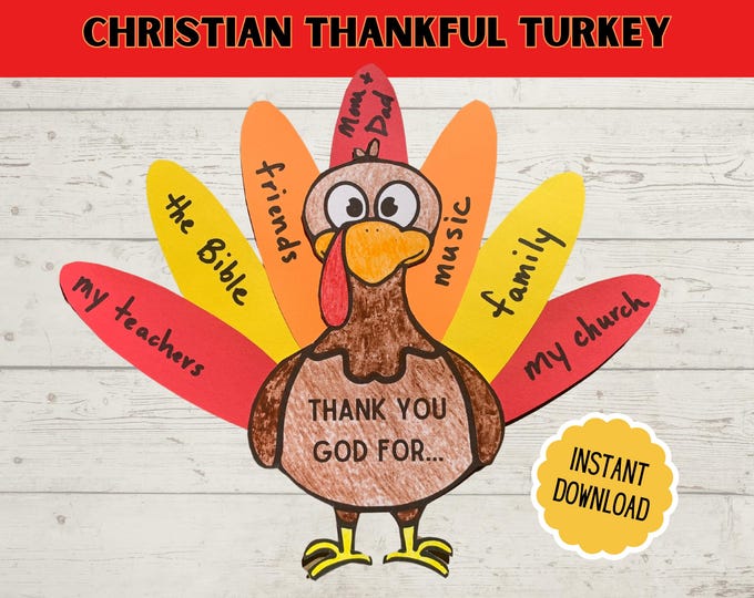 Thanksgiving Pumpkin Craft, Sunday School Give Thanks Activity ...