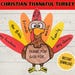 Thankful Turkey Bible Craft, Christian Thanksgiving Activity for Kids ...