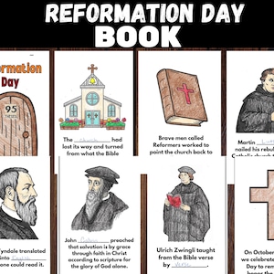 Reformation Day Craft, Martin Luther Church History Coloring Pages ...