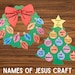 Christmas Bible Craft, Names of Jesus Sunday School Craft, Advent ...