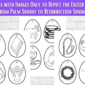 Resurrection Eggs Craft, Sunday School Easter Story Craft, Printable ...
