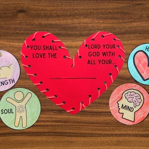 Valentine’s Day Bible Craft BUNDLE, Sunday School Love Craft, Scripture ...