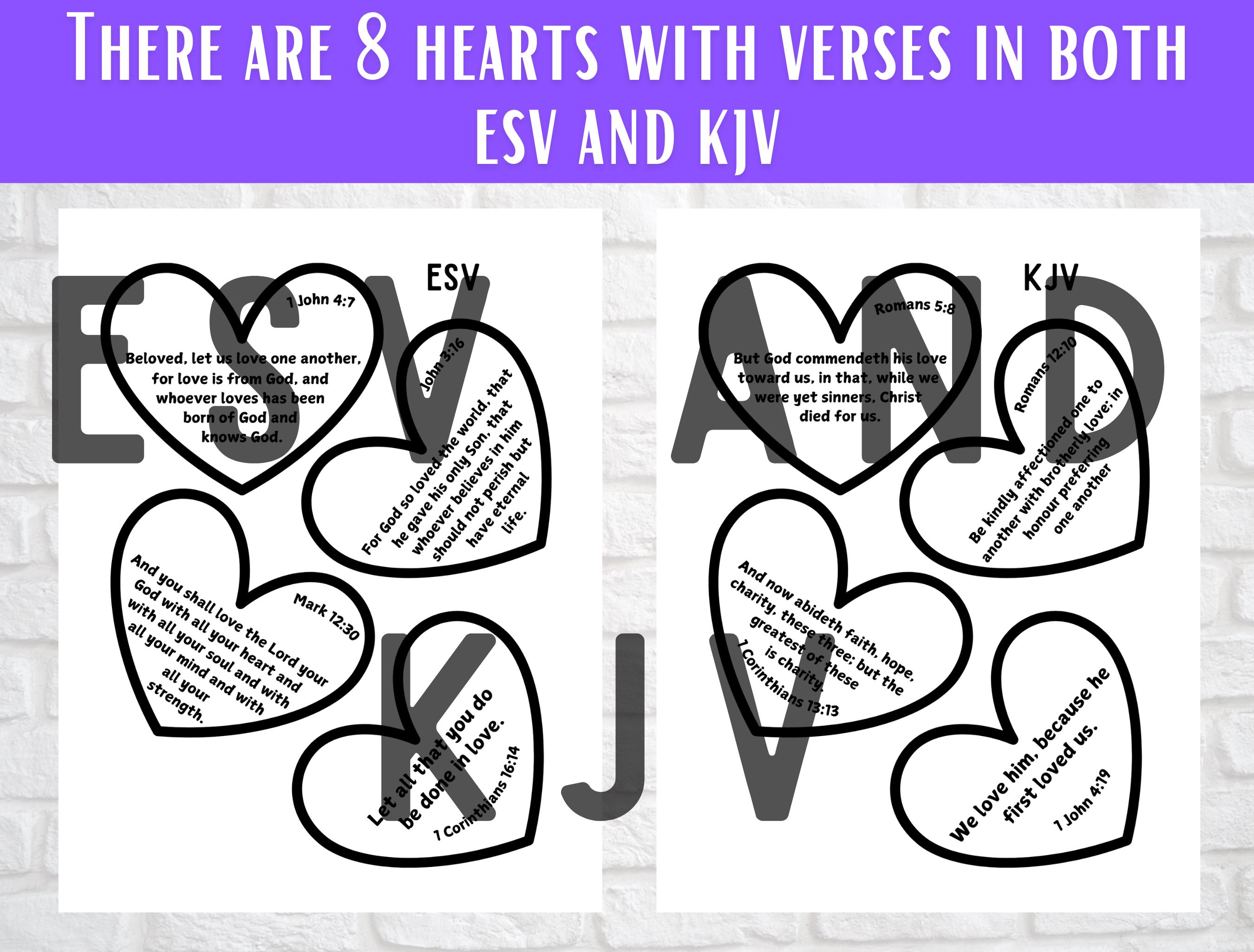 Valentine’s Day Church Craft, Sunday School Bible Craft, Religious ...
